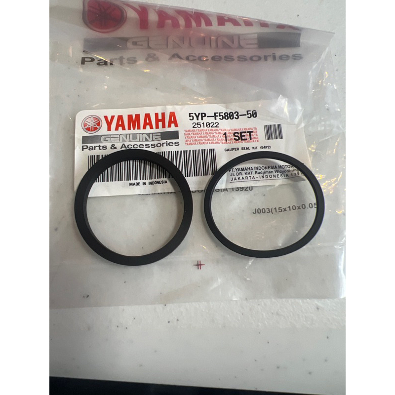 5YP-F5803-50 GENUINE CALIPER SEAL MIO/MIOI125/MXI125/AEROX/NMAX/SNIPER ...