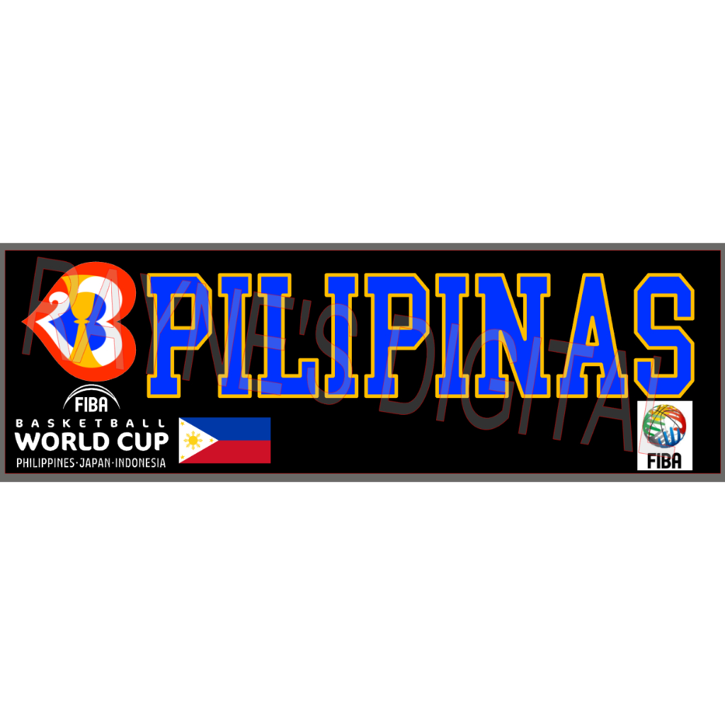 GILAS PILIPINAS FIBA 2023 Sticker | Shopee Philippines