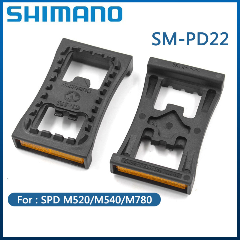 SHIMANO MTB Pedal Cleats Flat Adapter Original SM PD22 Self Locking ...