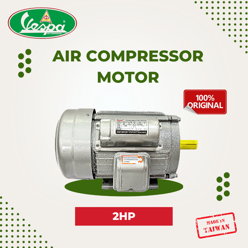 Vespa 2Hp Air Compressor Motor (100% Original) | Shopee Philippines