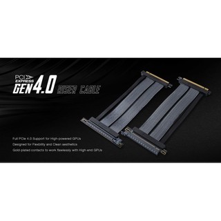 Tecware Straight Angle GPU Riser Cable PCIe 4.0 20cm 180degree ...