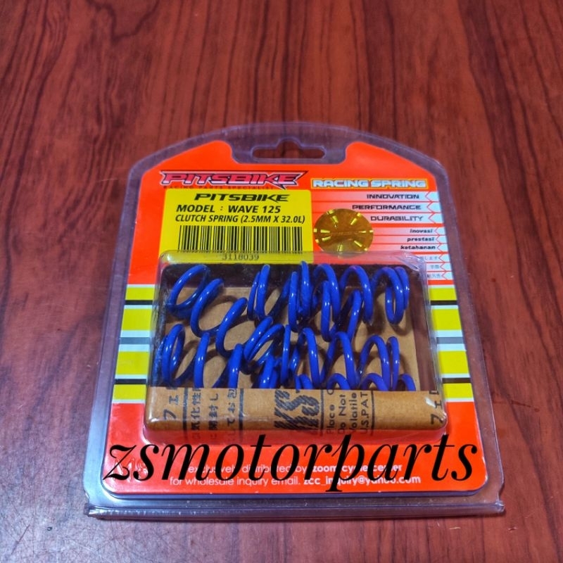 Pitsbike Wave125/xrm125 clutch spring (2.5mm x 32.0L) | Shopee Philippines