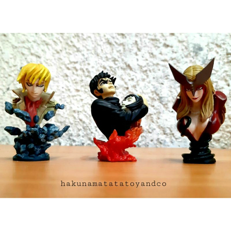 Devilman Figuax Go Nagai Mini Bust Figures Selling as a Set | Shopee ...