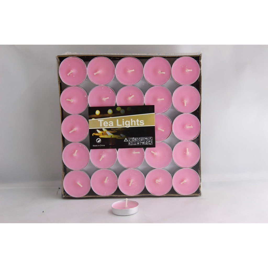 COD*10/50pcs/Tea light Candles Metal Cup vigil Wedding Light tealight ...