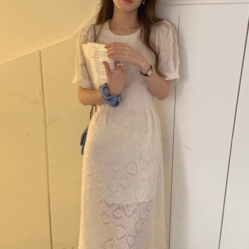 RRX Round Neck Translucent Maxi Dress #7057 | Shopee Philippines