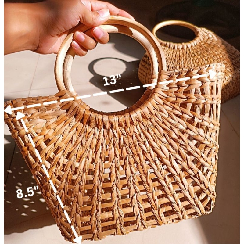 Seagrass bangkuan bag native bag banig bangkwan abaca woven hand bag ...