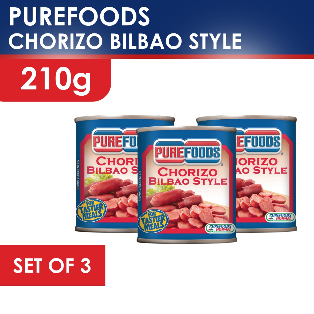 Purefoods Chorizo (210g) Set of 3 | Shopee Philippines