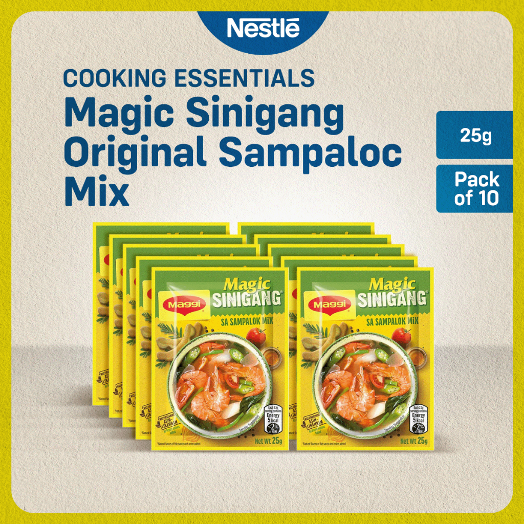 MAGGI Magic Sinigang Original Sampaloc Mix 25g - Pack of 10 | Shopee ...