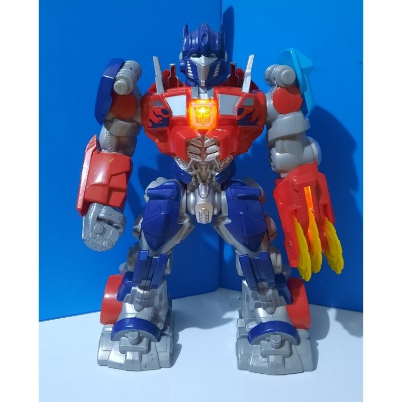 Transformers Dark Of The Moon Optimus Prime Robo Power Revving Robots ...