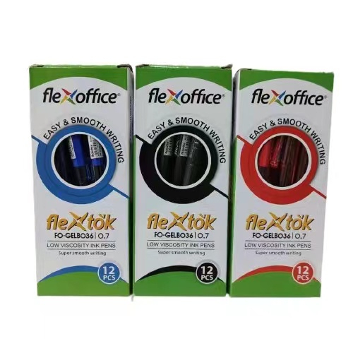 Flexoffice [Flextok] 0.7 12pcs ball pen | Shopee Philippines