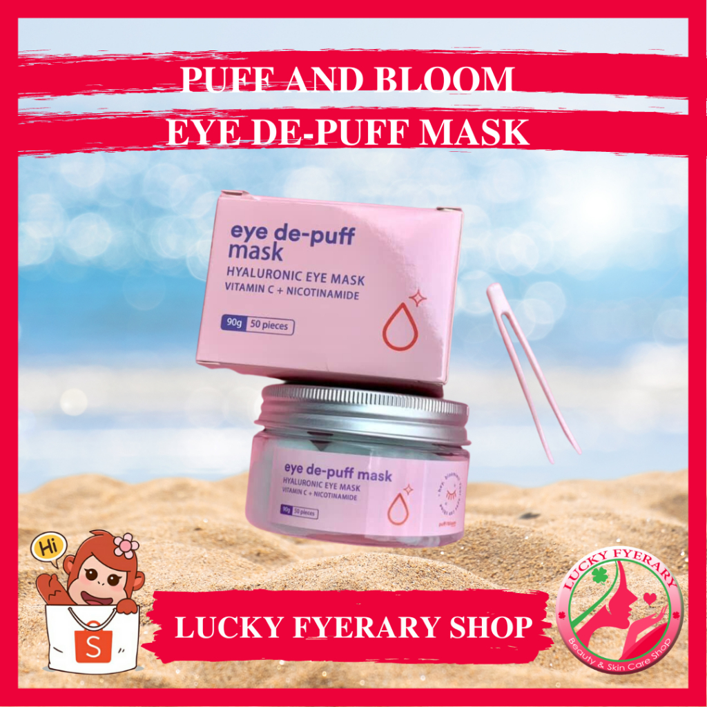 ***ORIG Puff and Bloom Eye De-puff Hyaluronic Eye Mask with Vitamin C ...