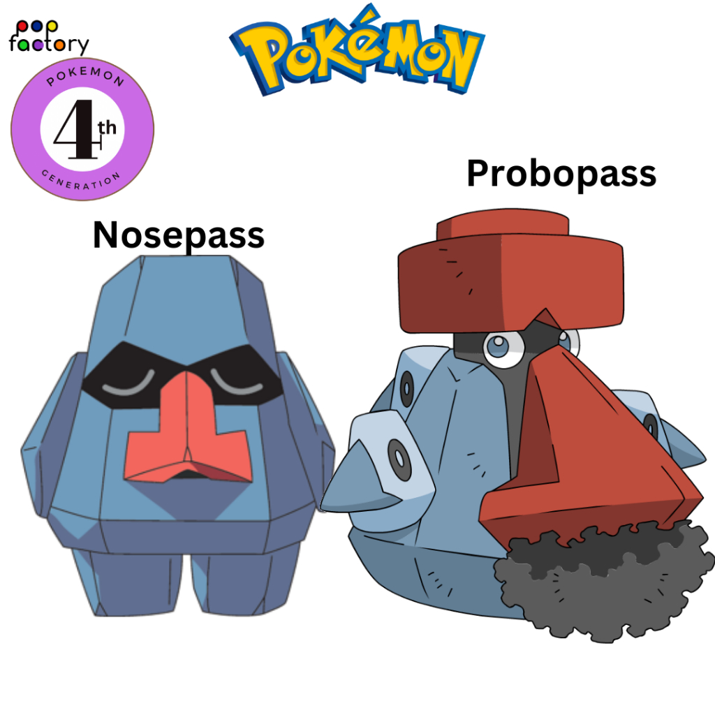 Nosepass & Probopass Pokemon Cards TCG ( 4th Gen Pokemon) | Shopee ...