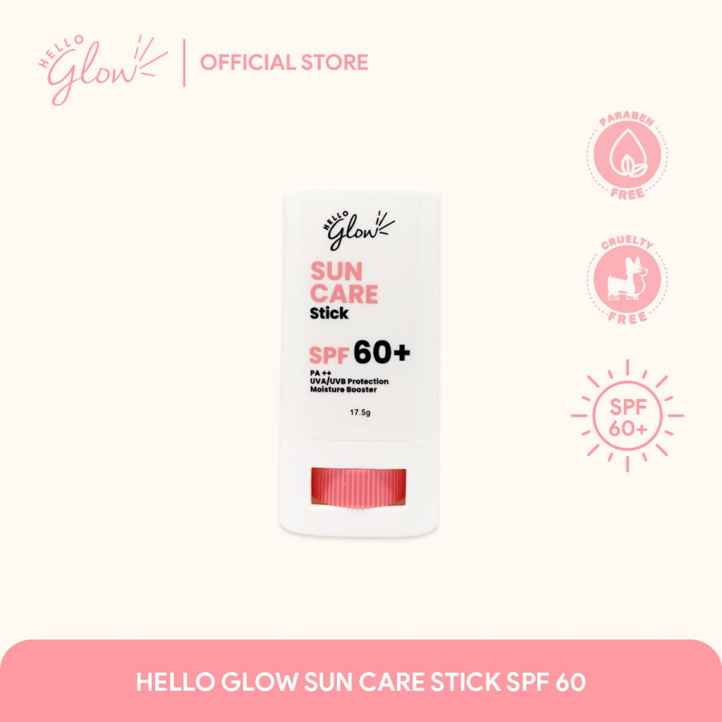 Hello Glow Sun Care Stick SPF 60+ PA++ (Sun Stick, Sunscreen) | Shopee ...