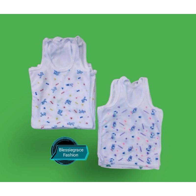 12 & 6 pieces Newborn Baby Sando ( 0-12 Months ) Cotton | Shopee ...