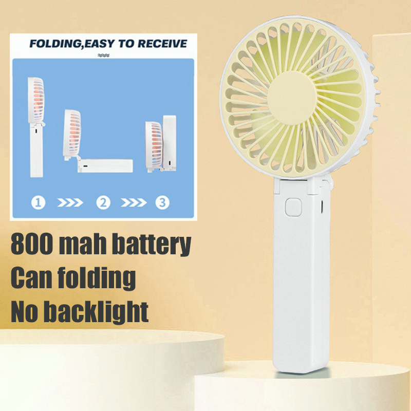 GOOJODOQ Portable Mini Fan Rechargeable for School Kids Electric Small ...
