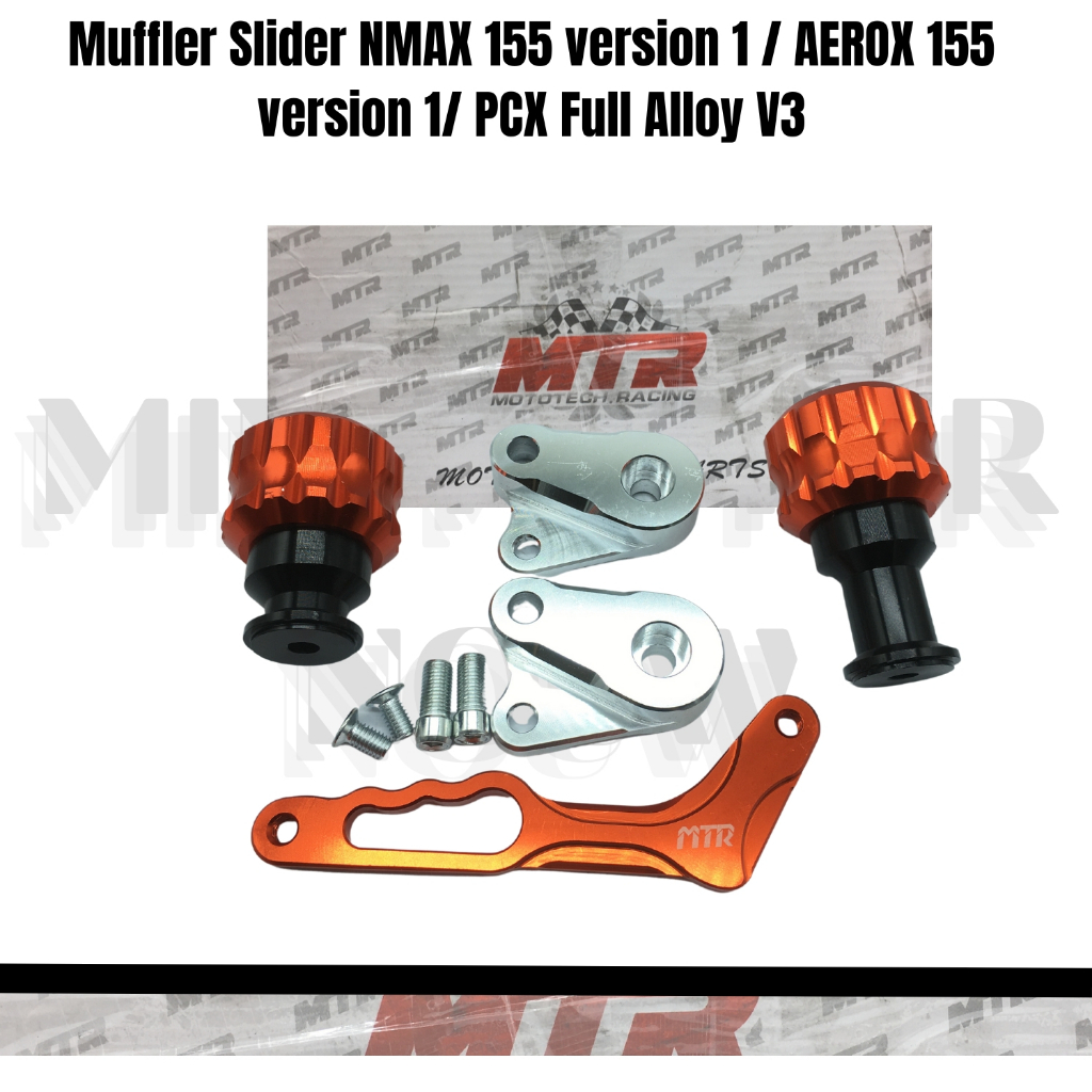 Muffler Slider NMAX 155 version 1 / AEROX 155 version 1/ PCX Full Alloy ...
