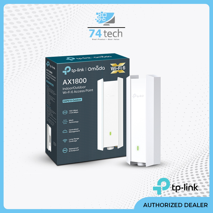 TP-Link EAP610 Outdoor AX1800 Indoor/Outdoor WiFi 6 Access Point ...