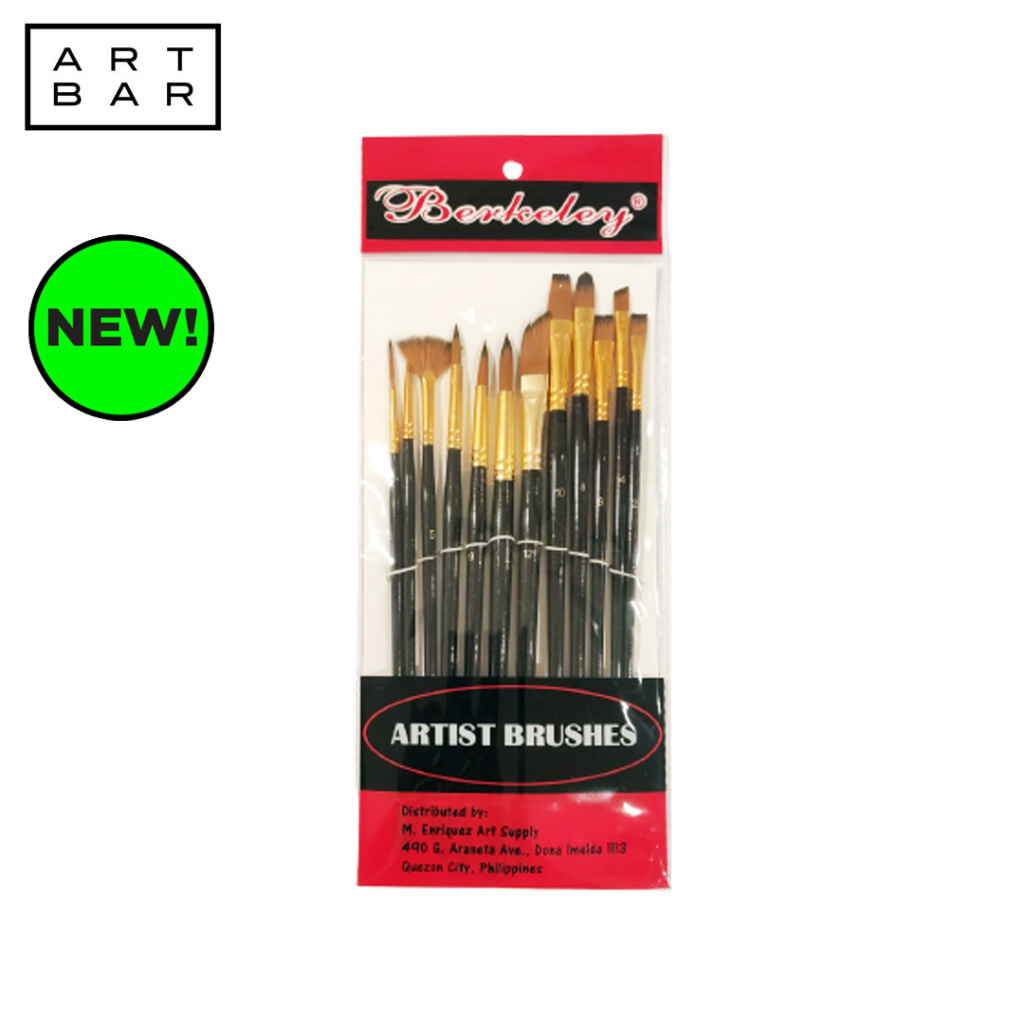 Berkeley Brush Set BBS-12S 12 Pieces Per Pack - Art Bar PH | Shopee ...