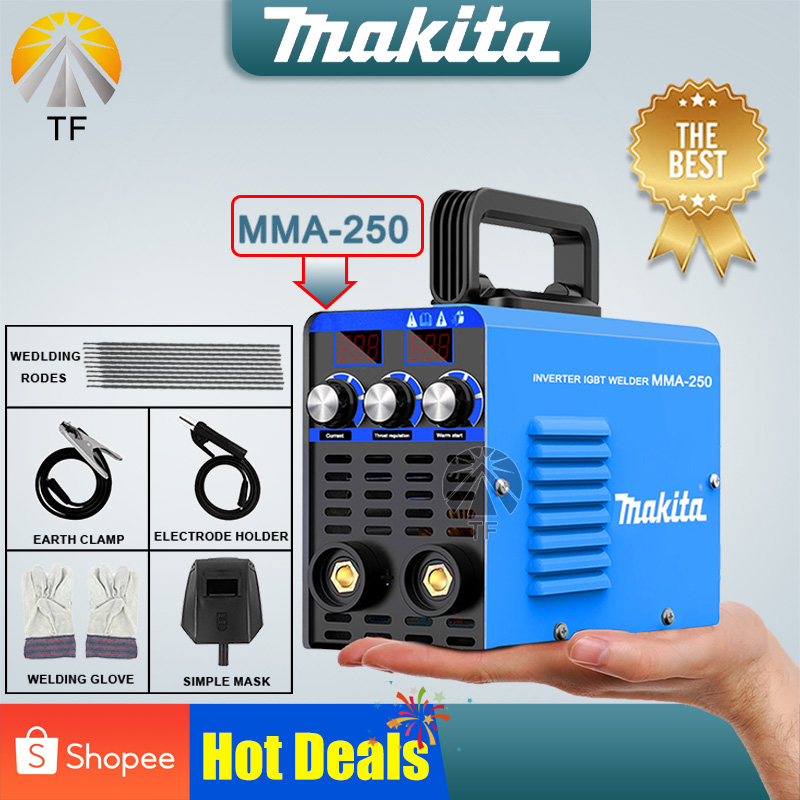 Makita Mini Portable Welding Machine 250A ARC IGBT Inverter Welder with ...