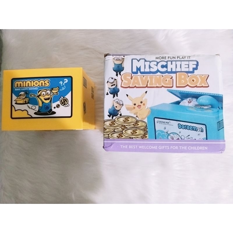 Electronic Minion Money Box - With Minion Paw For Grabbing Coins ...