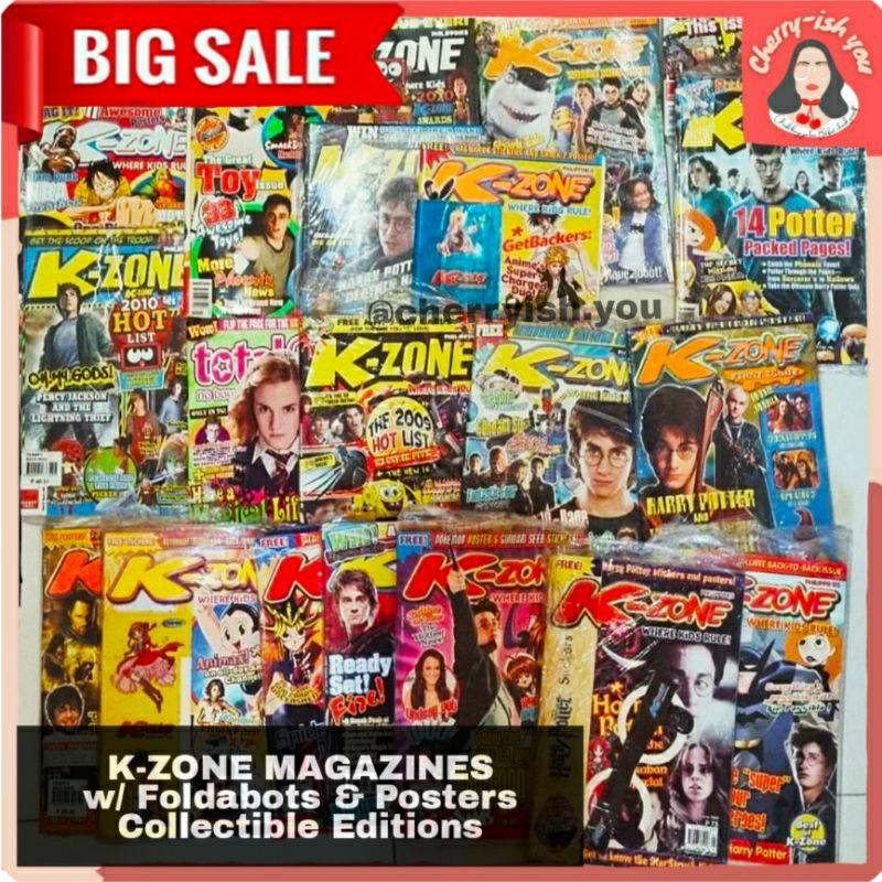 K-ZONE MAGAZINES w/ FOLDABOTS/PAPER POPS (2004 - 2008) BACK ISSUE: M4K ...