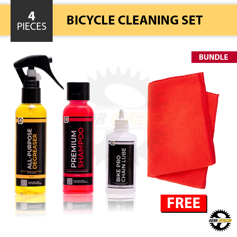 (BUNDLE) Gear Cycles Degreaser Shampoo Chain Lube MountainRoad Bike MTB ...