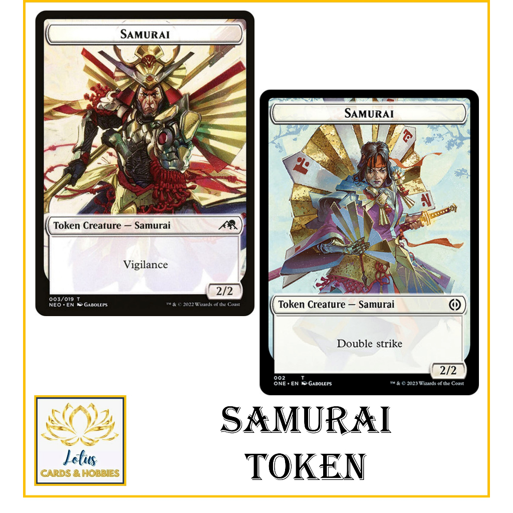 Magic the Gathering | Samurai Token | Shopee Philippines