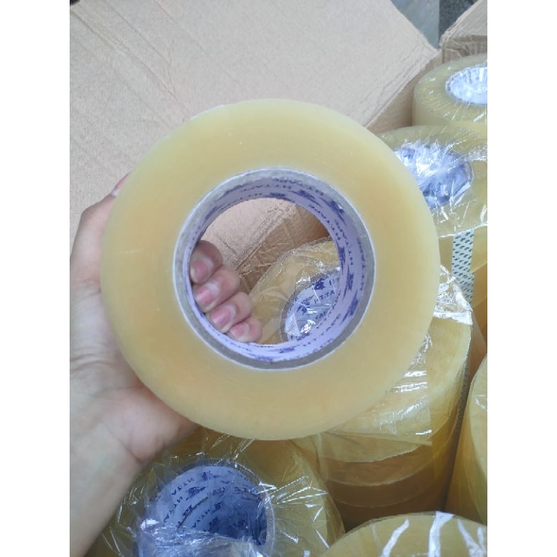 300 Meters High quality Transaprent tape big roll clear tape 2inch ...