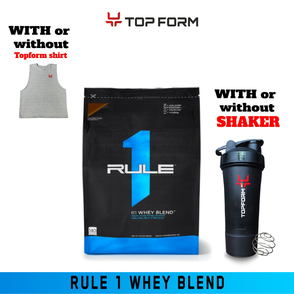 Rule 1 Whey Blend with Shaker, 10 lbs, R1 Whey Protein Powder | Shopee ...