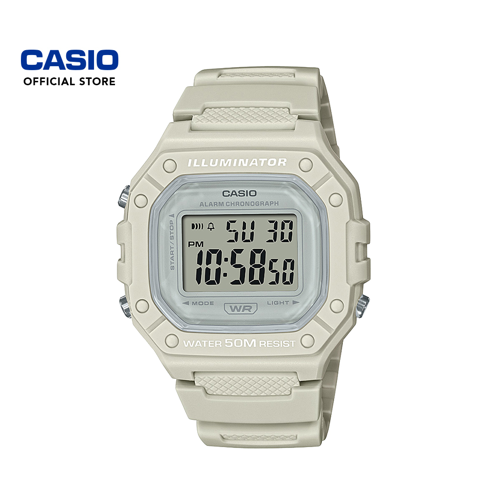 Casio (W-218HC-8AVDF) Resin Strap 50 Meter Digital Watch | Shopee ...