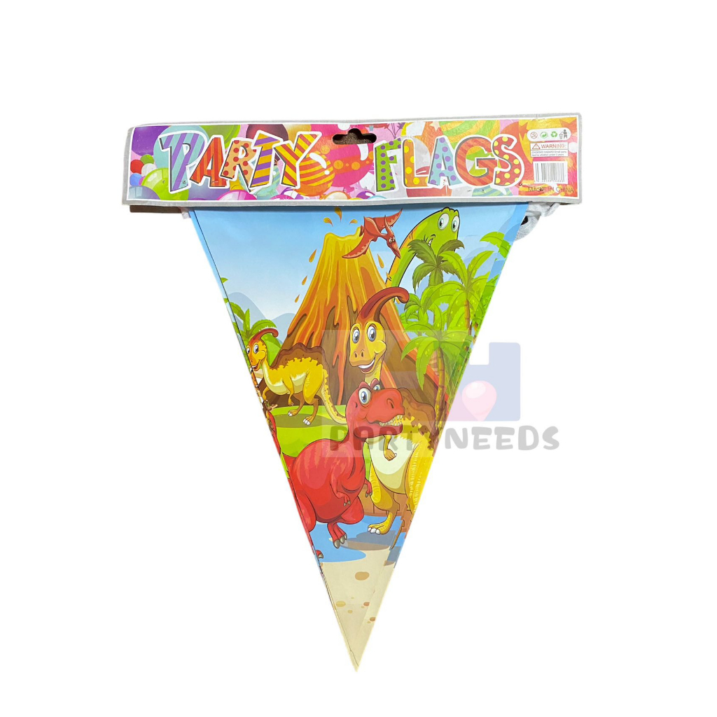 Cartoon Banderitas Boy Design Paper Flag Happy Birthday Party Pennant ...