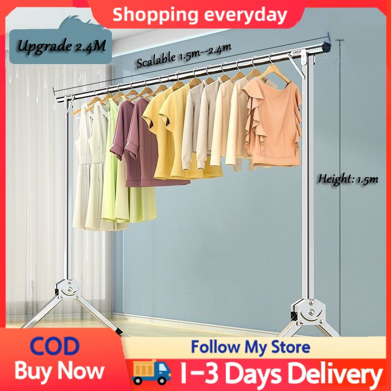 Sampayan Stainless Clothes Rack Drying Rack Foldable Sampayan Indoor ...