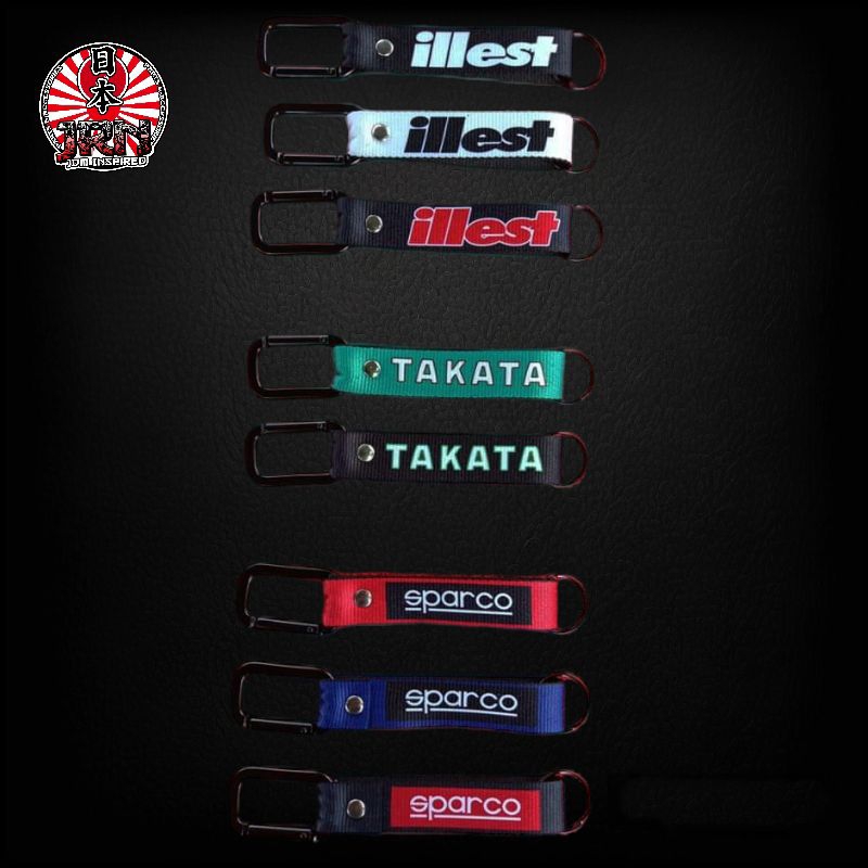 Illest - Takata - Sparco Keychain Holder - JDM Japan Inspired | Shopee ...