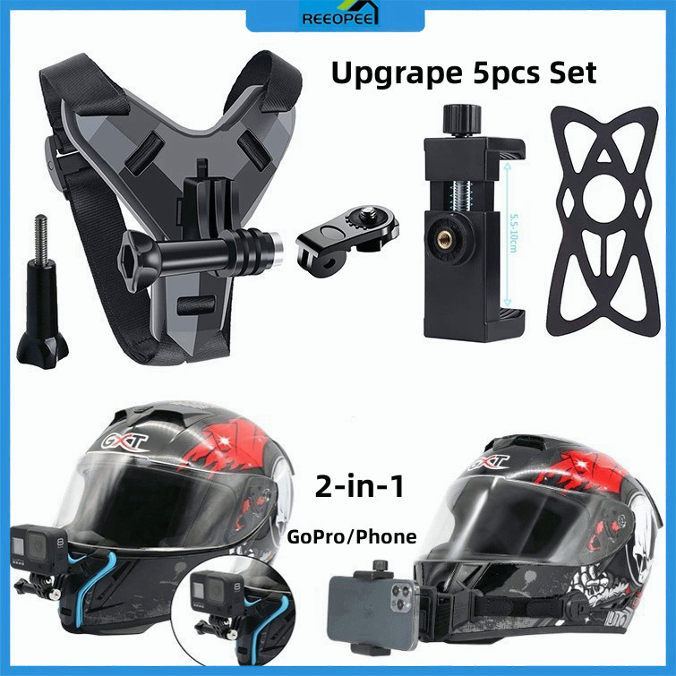 COD Helmet holder helmet accessories motorcycle riding mobile phone ...