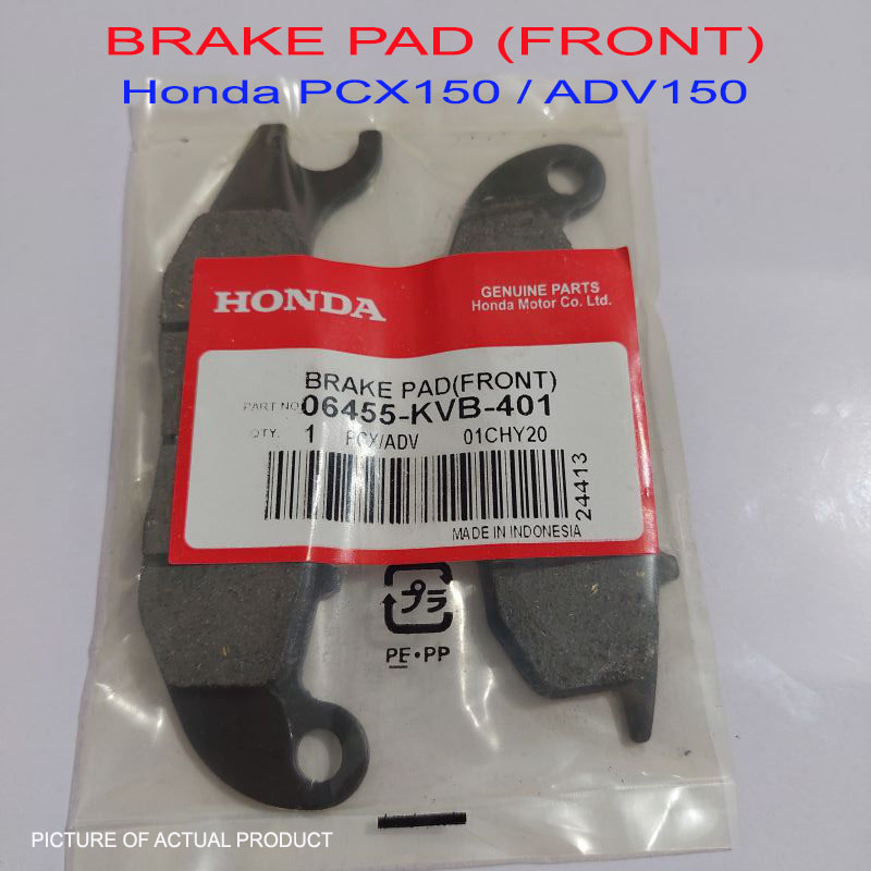 Honda PCX150 / ADV150 FRONT Genuine DISC PAD / BRAKE PAD 06455-KVB-401 ...