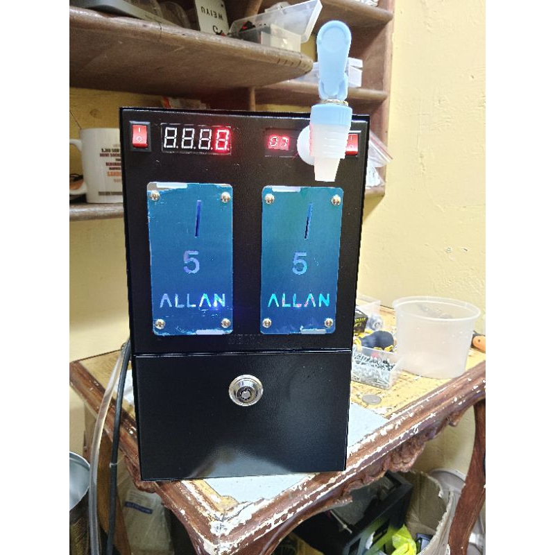 Allan dual metal box for shampoo and And water spray adjustable timer ...