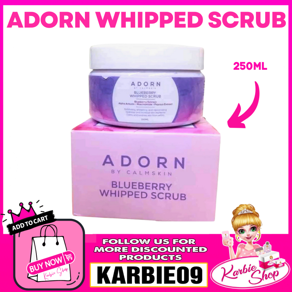 Orig Adorn by Calmskin BlueBerry Whipped Scrub 250 By Camille Trinidad ...