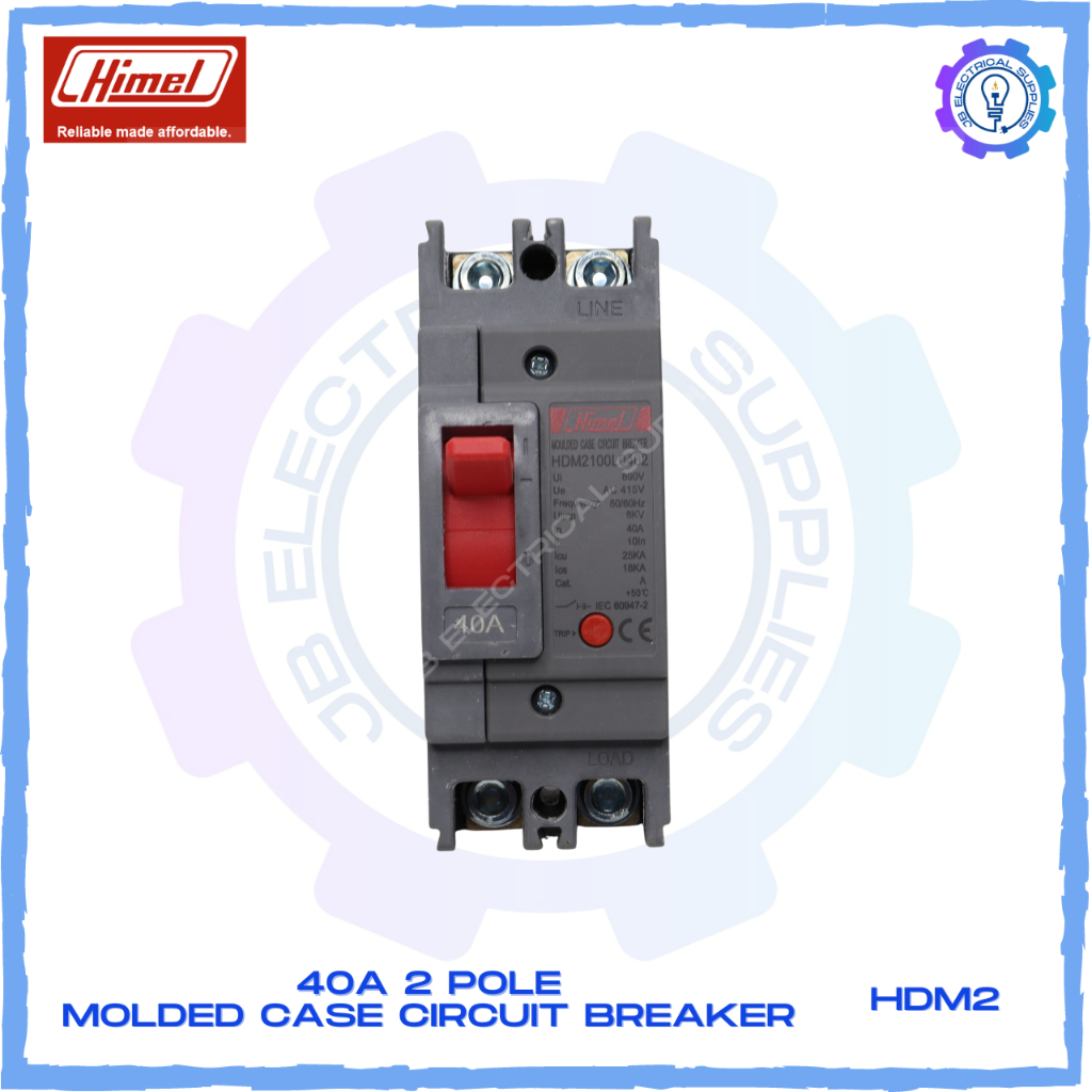 Himel Molded Case Circuit Breaker (MCCB) 2 Pole | Shopee Philippines