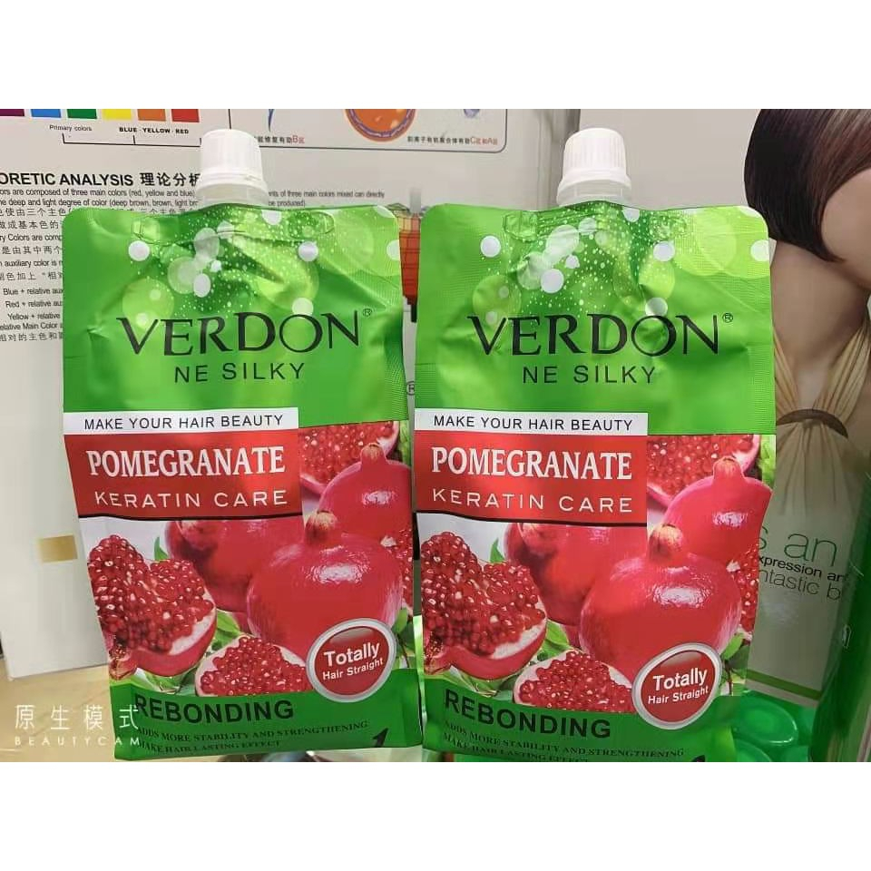 VERDON set 1&2 REBONDING POMEGRANATE & ARGAN OIL 800ml | Shopee Philippines