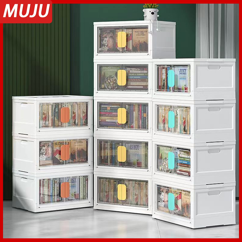 88L Foldable Storage Box For Clothes Megabox Home Organizer With Wheel ...