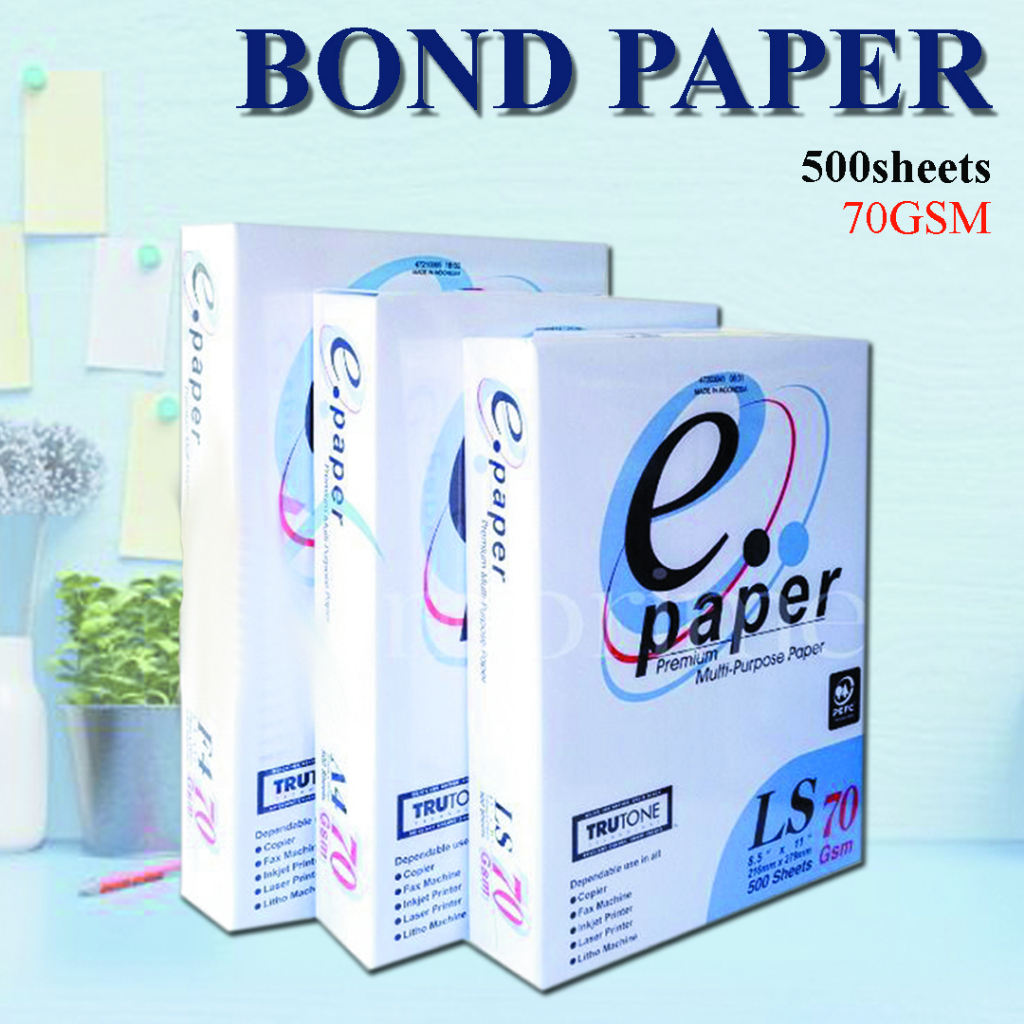 Bond paper (Epaper Premium Multi-purpose paper) Coupon bond | Shopee ...