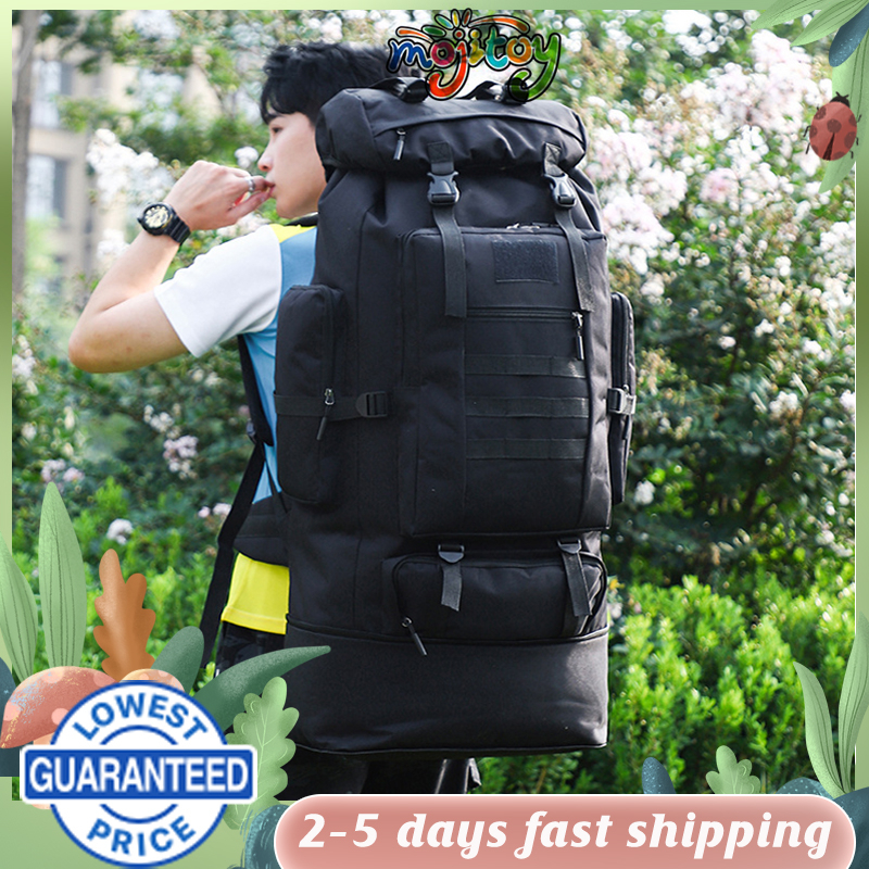 100L Hiking Bag Men's Backpack Waterproof Bagpack Camping Hiking ...