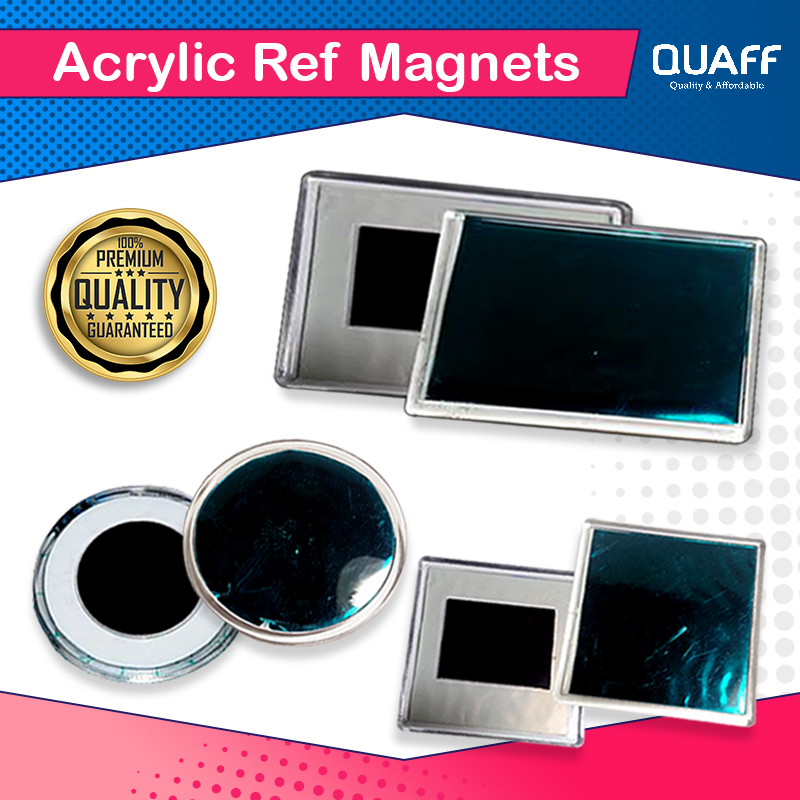 Photo Insert Acrylic Ref Magnet Rectangle-Square-Circle | Shopee ...