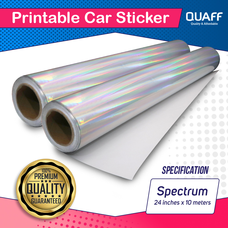 QUAFF Eco-Solvent Printable Car Sticker 1 Roll | Shopee Philippines