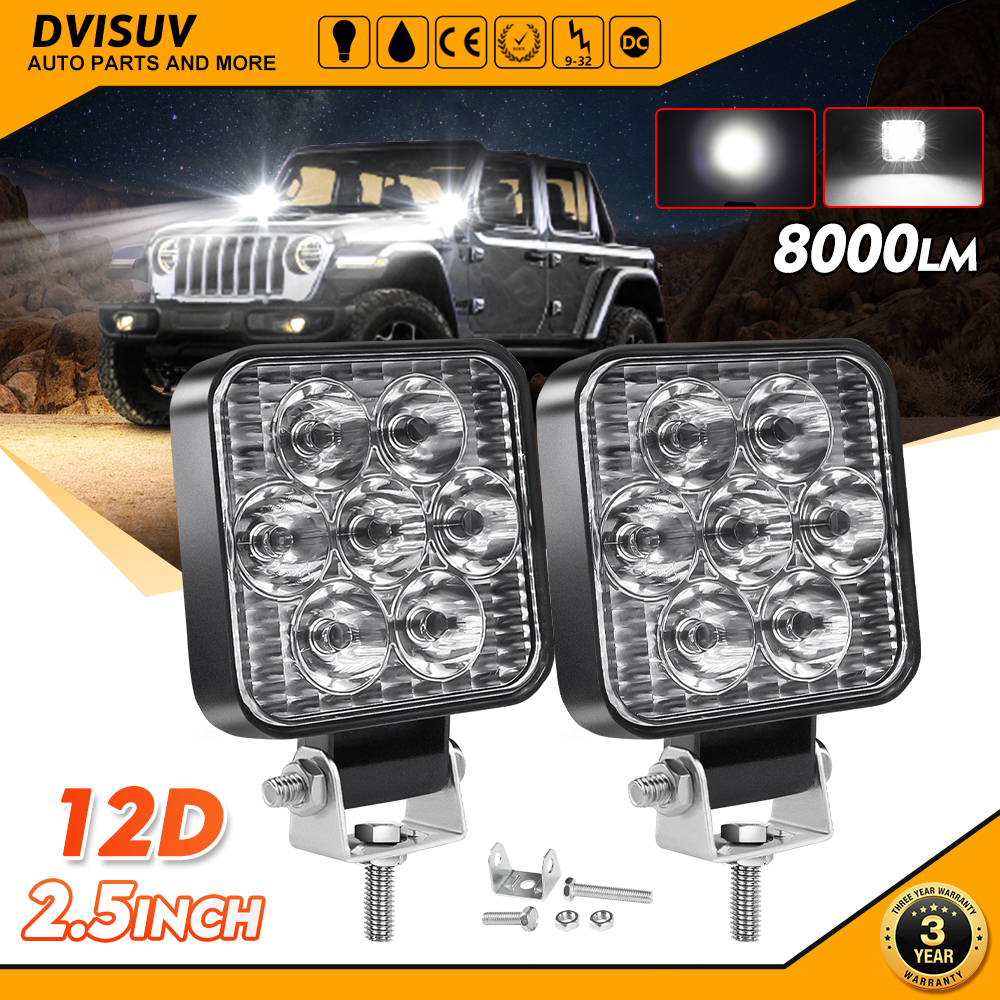 LED Work Lights 12V 24V Car Lights Truck Lights Off-road Lighting Combo ...