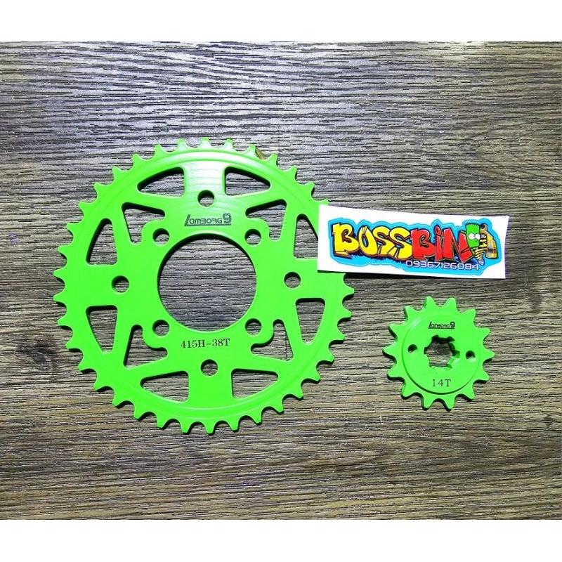 14-38 415 130L Colored Chainset For Raider150 Carb / Raider150 Fi ...