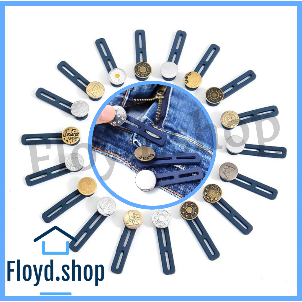 FLOYD.SHOP Waist Extension Buckle Nail-free Expanded Button Jeans Waist ...