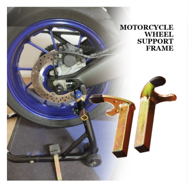 Motorcycle Bike Stands Wheel Support Frame Stand Swing Arm Lift Tripod ...