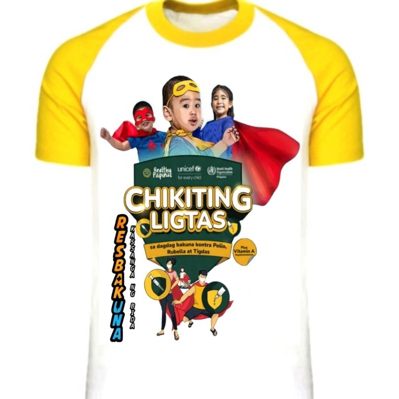 CHIKITING LIGTAS Raglan Shirts Sublimation Print | Shopee Philippines