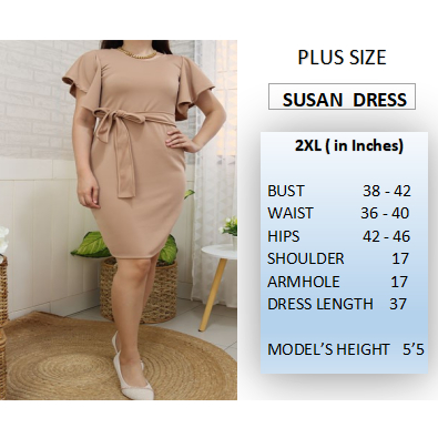 Comfy Susan Plus Size Neoprene Semi Formal , Party Dress, fits XL-2XL ...